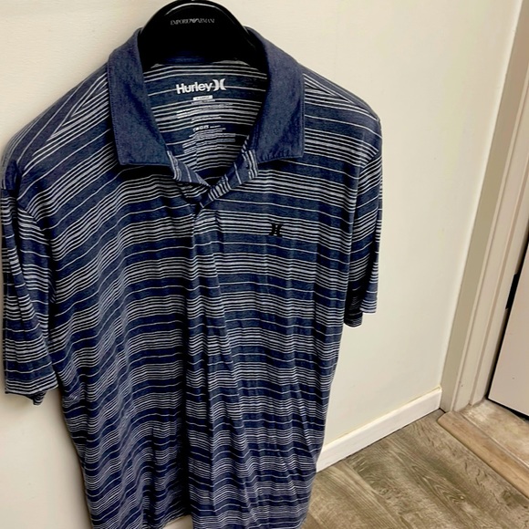 Hurley | Shirts | Mens Hurley Knit Polo Shirt Stripes Xl | Poshmark